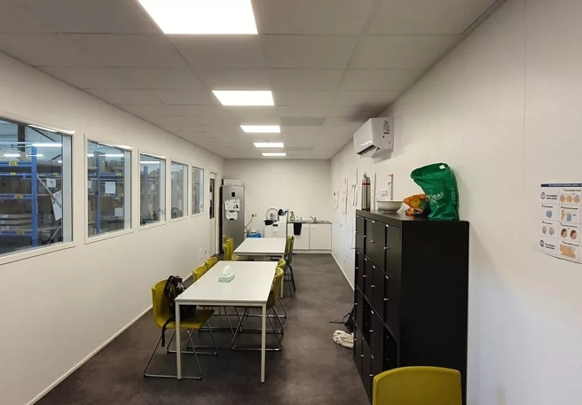 Installation Cafeteria in warehouse | MDO GROUP